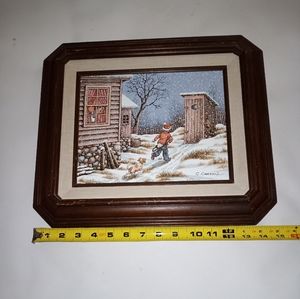 C. Carson | Art | Vintage Carson Canvas Oil Painting | Poshmark